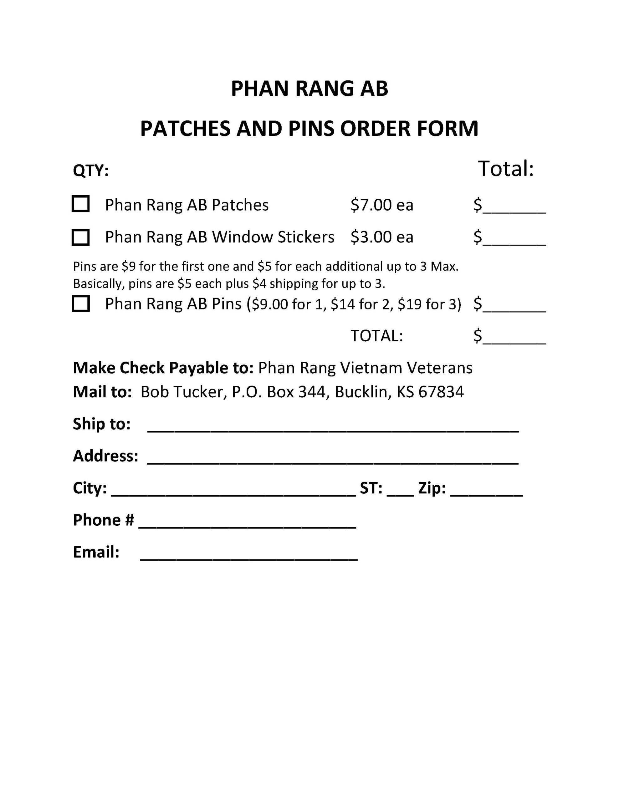 Documents and Files | Phan Rang AB RVN